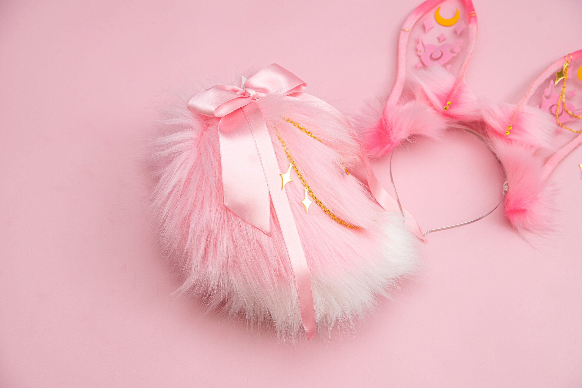 Pink Bunny (Ears+tail) - Moruhiko